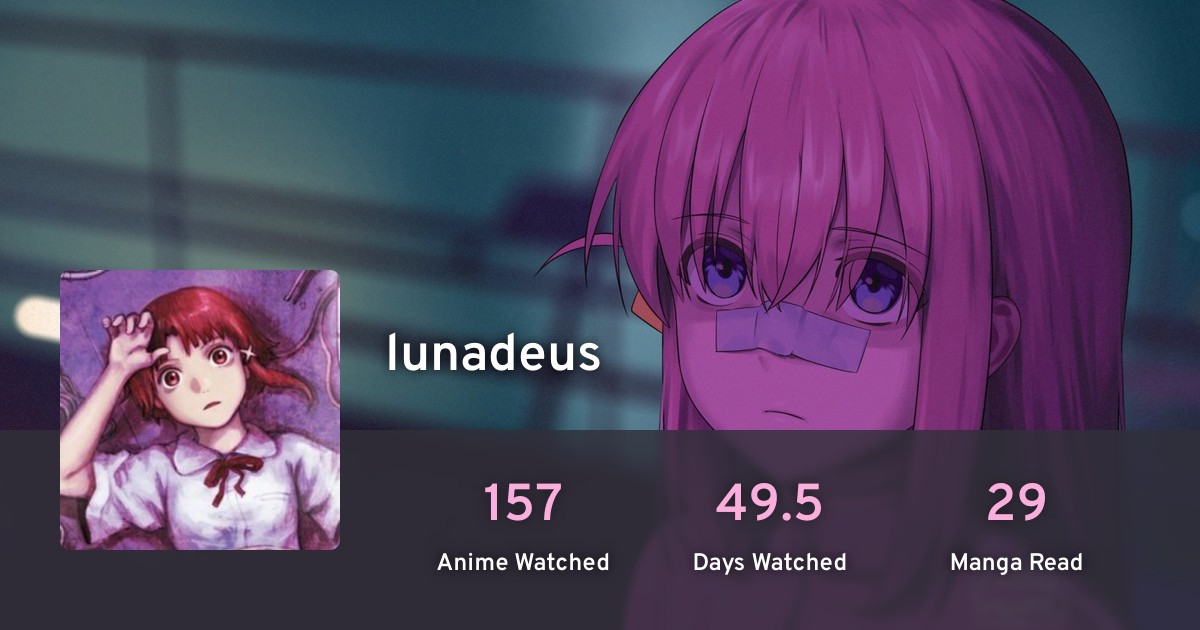 lunadeus's profile · AniList
