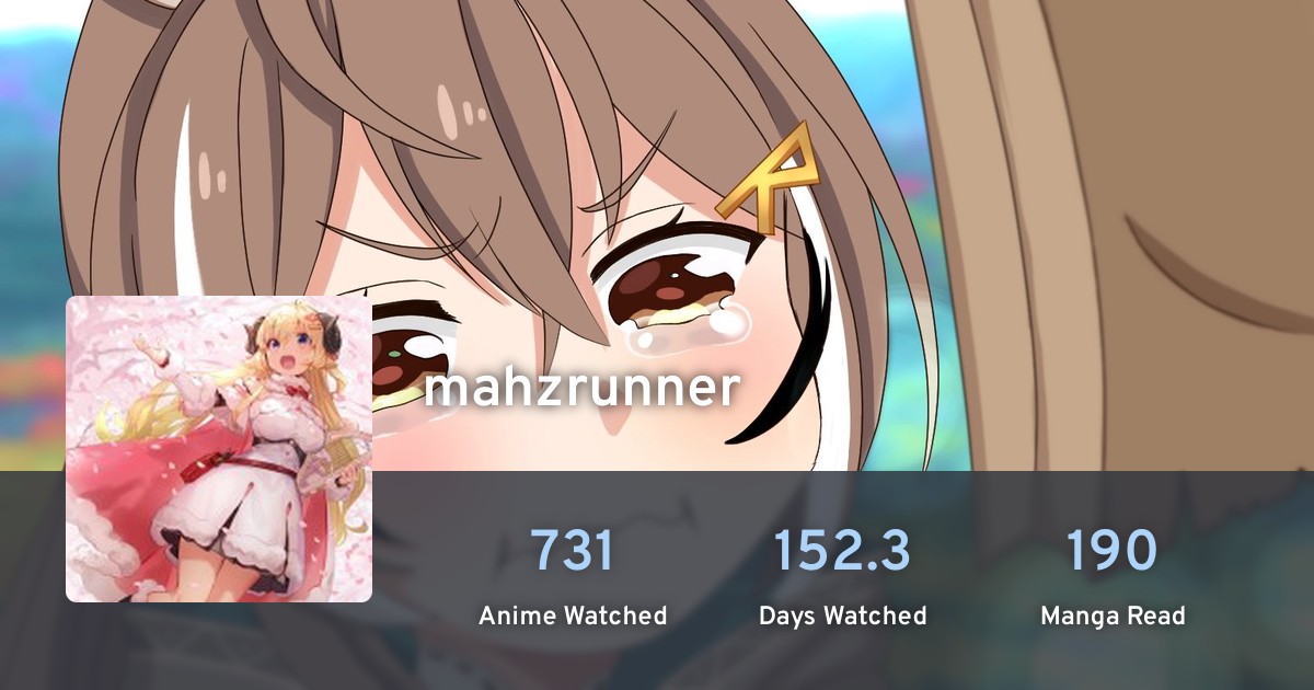 mahzrunner's profile · AniList