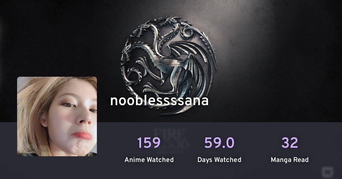 nooblessssana's profile · AniList