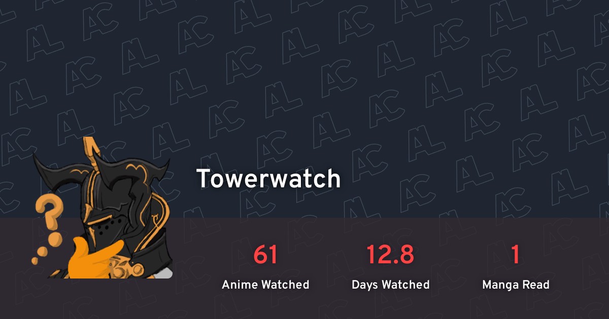 Towerwatch's profile · AniList