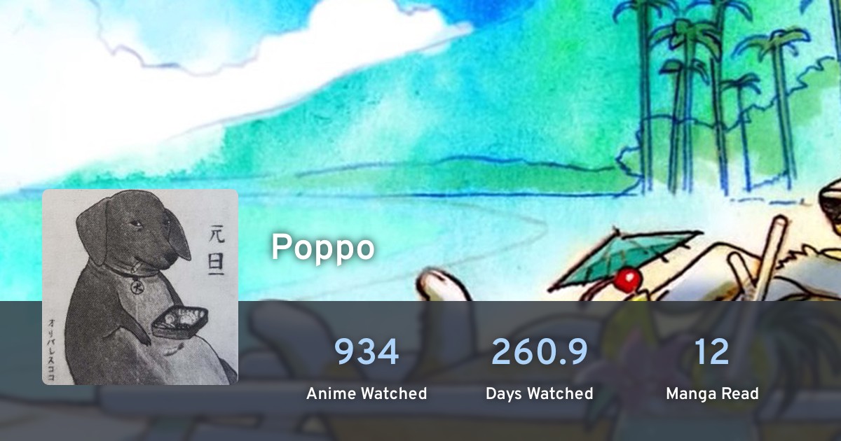 Poppo's profile · AniList