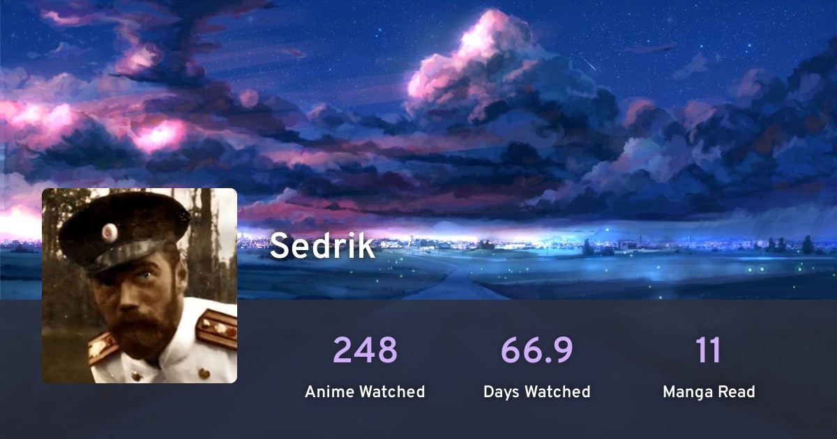 Sedrik's profile · AniList