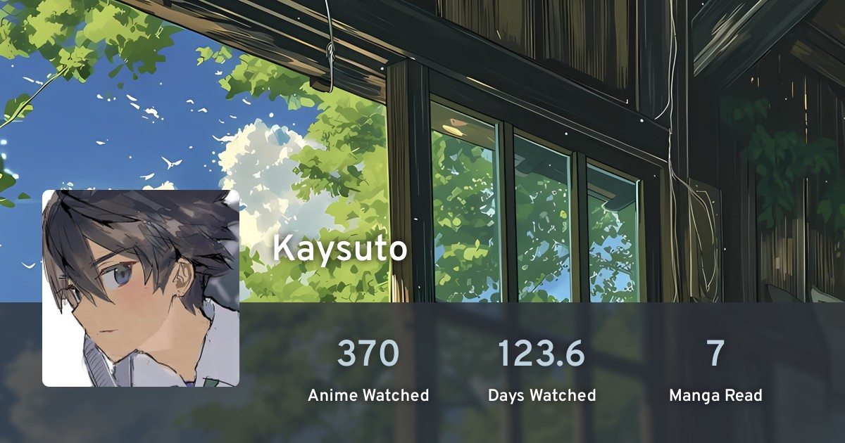 Kaysuto's profile · AniList