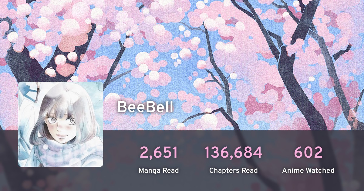 BeeBell's profile · AniList