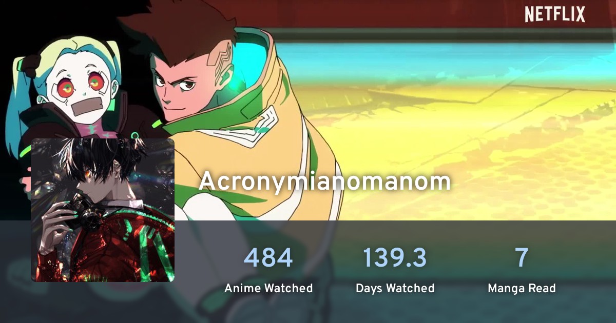 Acronymianomanom s Profile AniList