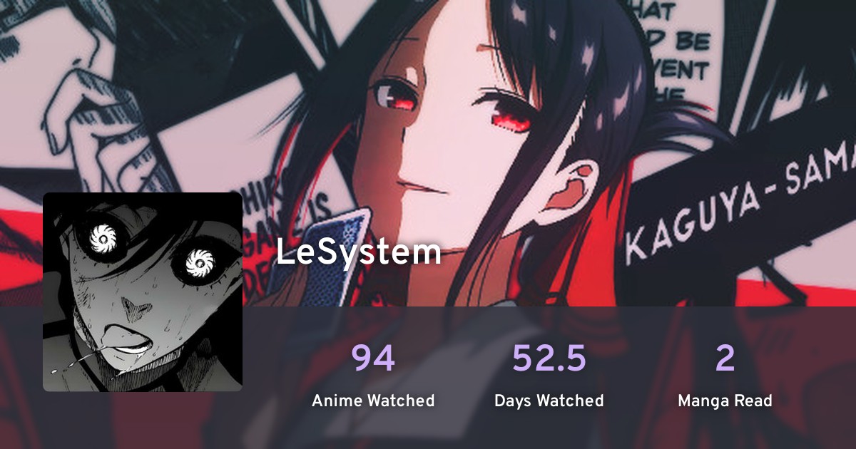LeSystem's profile · AniList
