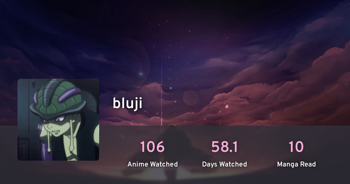 bluji's profile · AniList