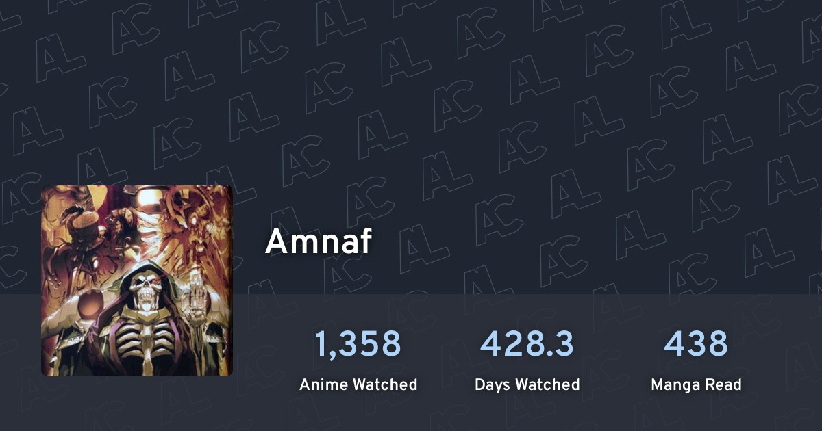 Amnaf's profile · AniList