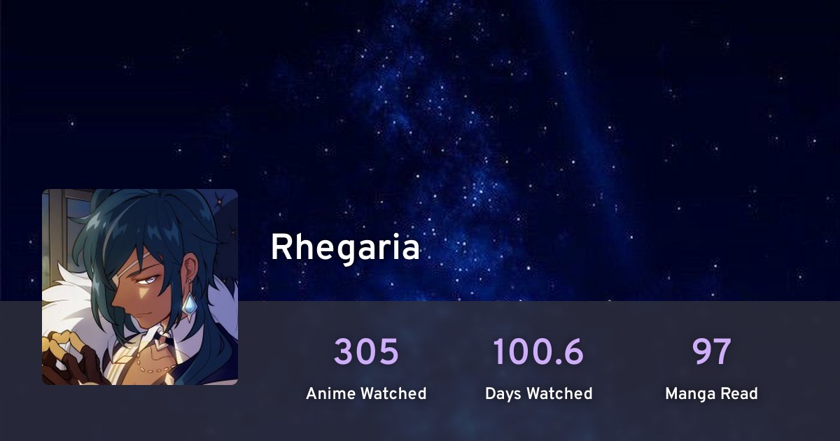 Rhegaria's profile · AniList