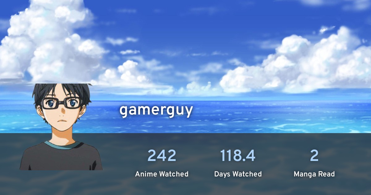 gamerguy's profile · AniList