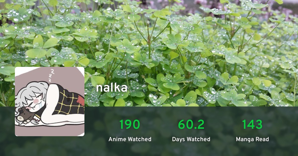 nalka's profile · AniList