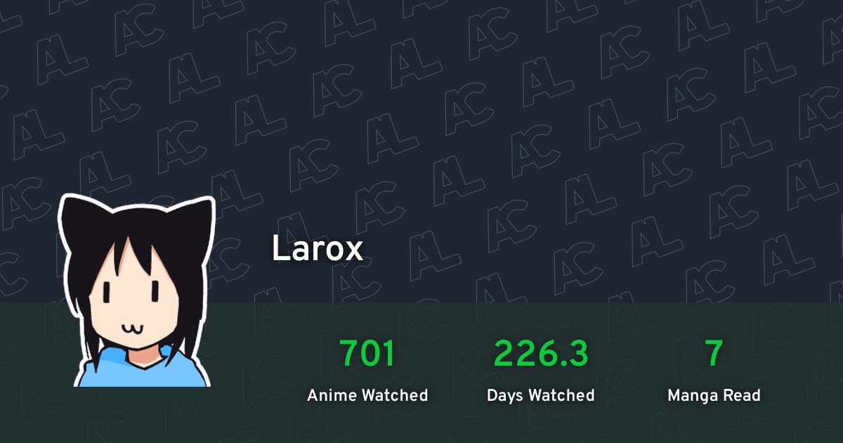 Larox's anime list · AniList