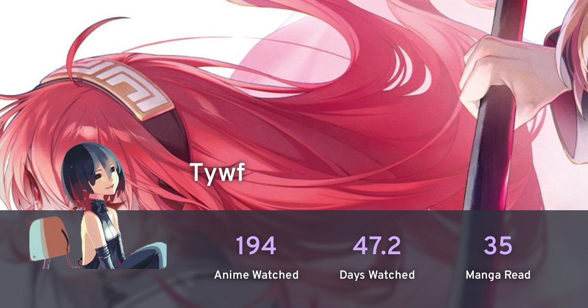 Tywf's profile · AniList