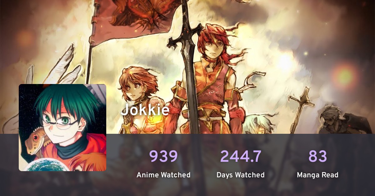 Jokkie's anime list · AniList