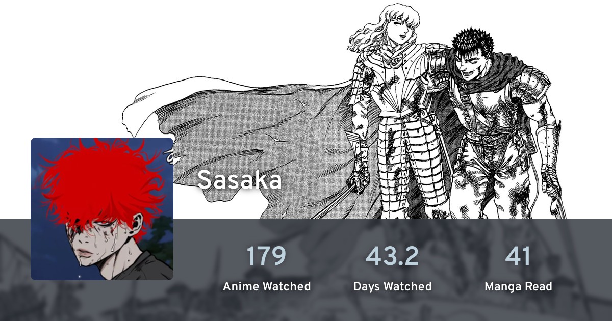 Sasaka's profile · AniList