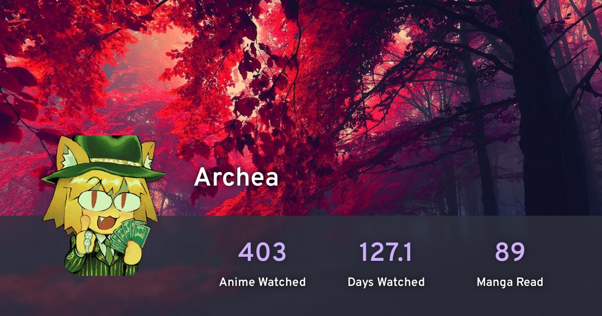 Archea's profile · AniList