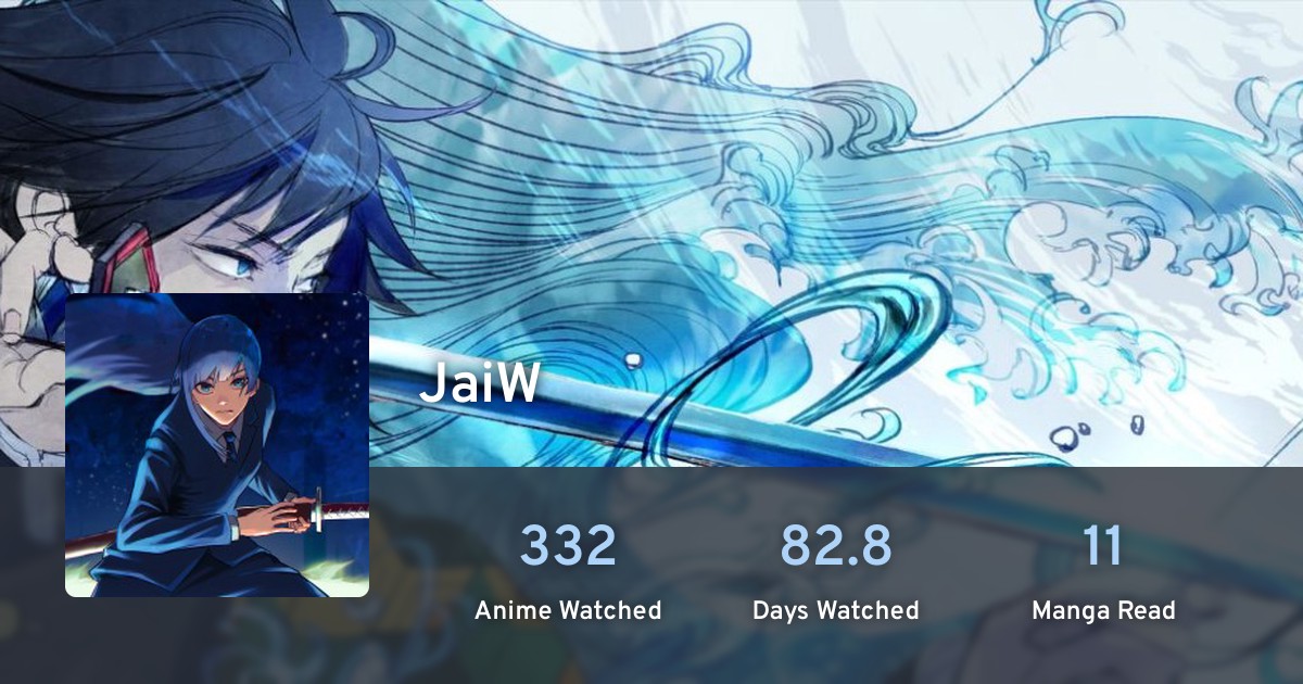 JaiW's profile · AniList