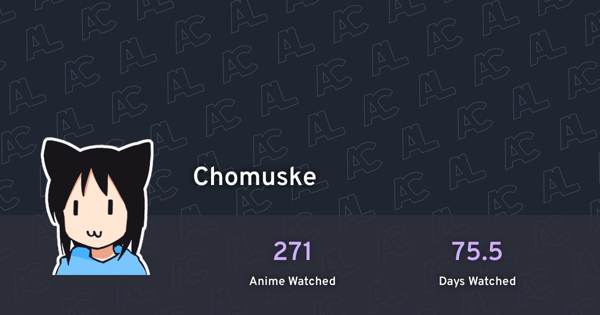 Chomuske's anime list · AniList