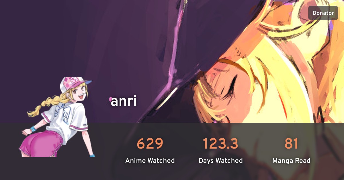 anri's profile · AniList