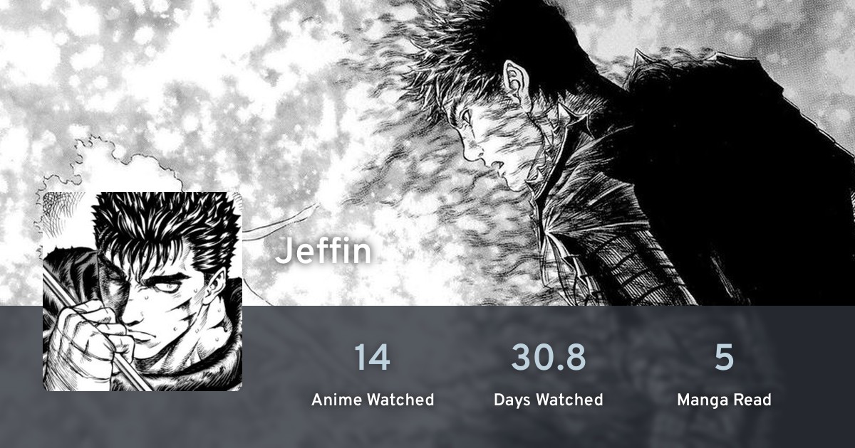 Jeffin's profile · AniList
