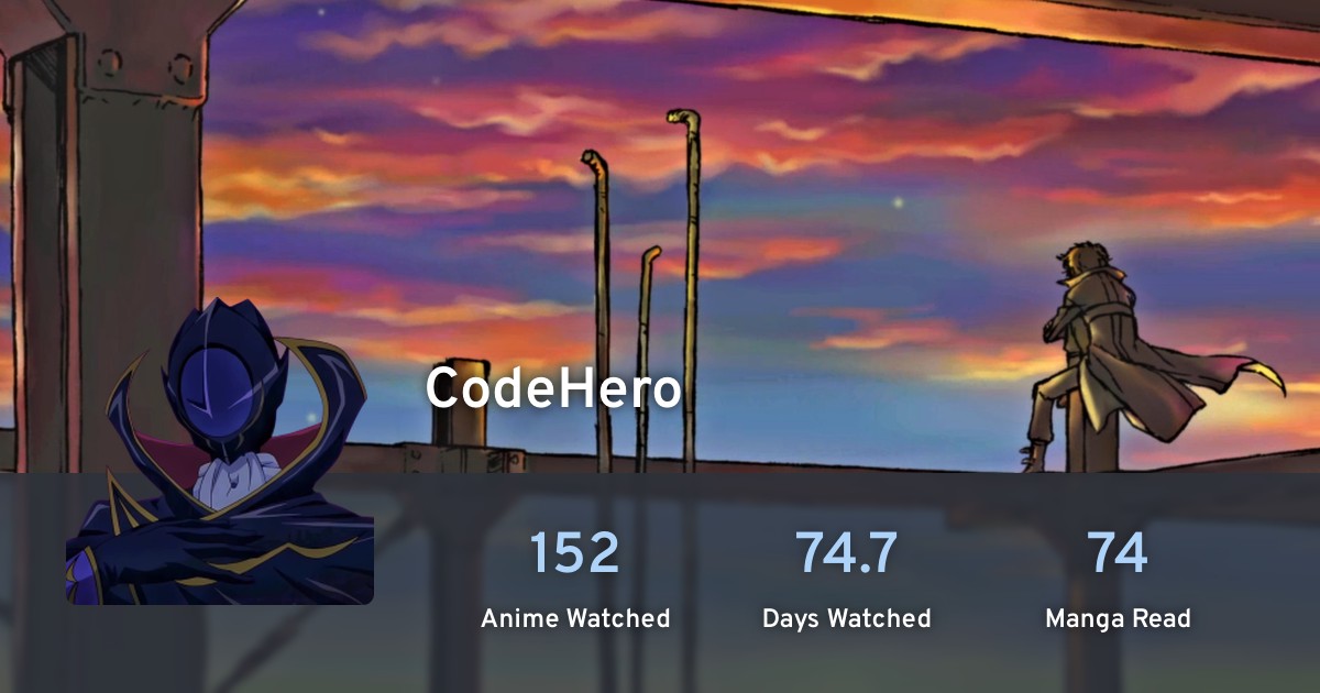 CodeHero's profile · AniList