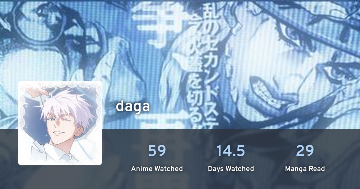 daga's anime list · AniList