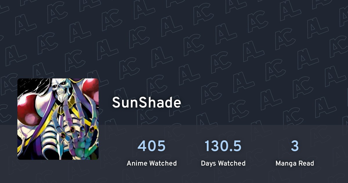 SunShade's anime list · AniList