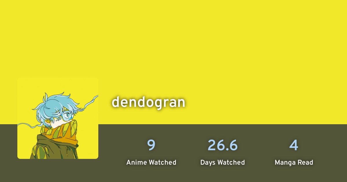 dendogran's profile · AniList
