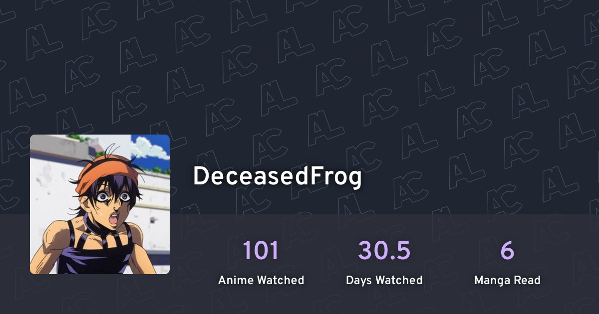 DeceasedFrog's anime list · AniList