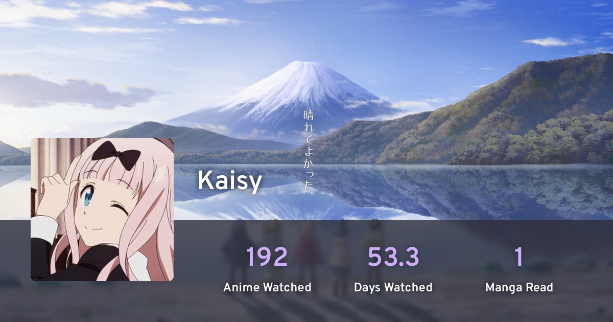 Kaisy's profile · AniList