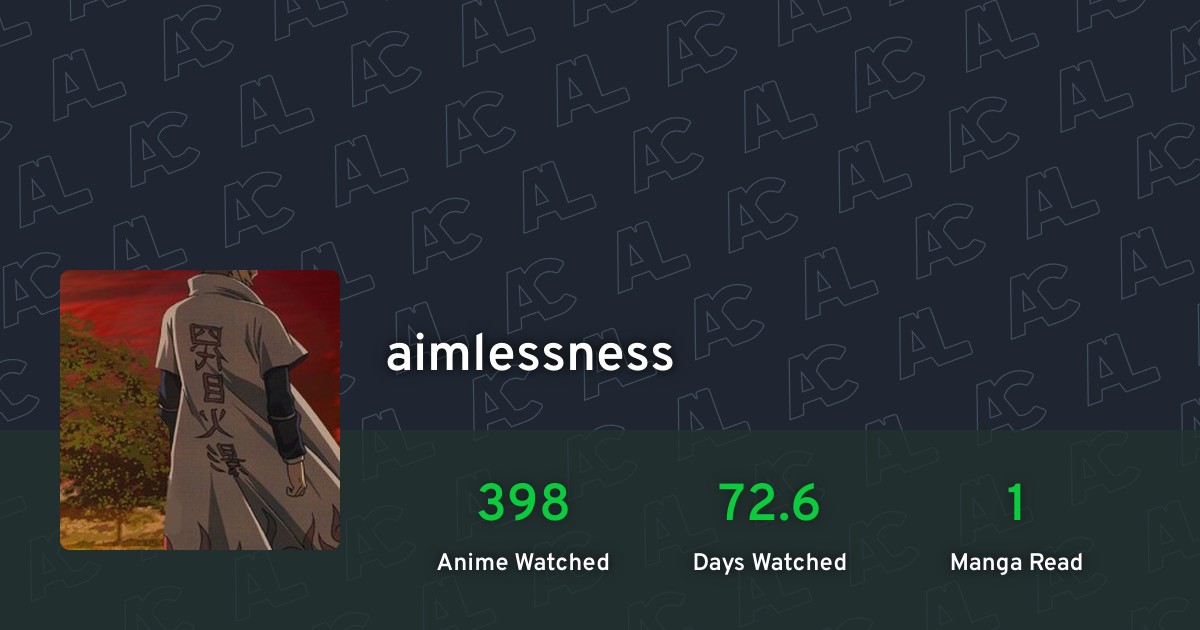 aimlessness's profile · AniList