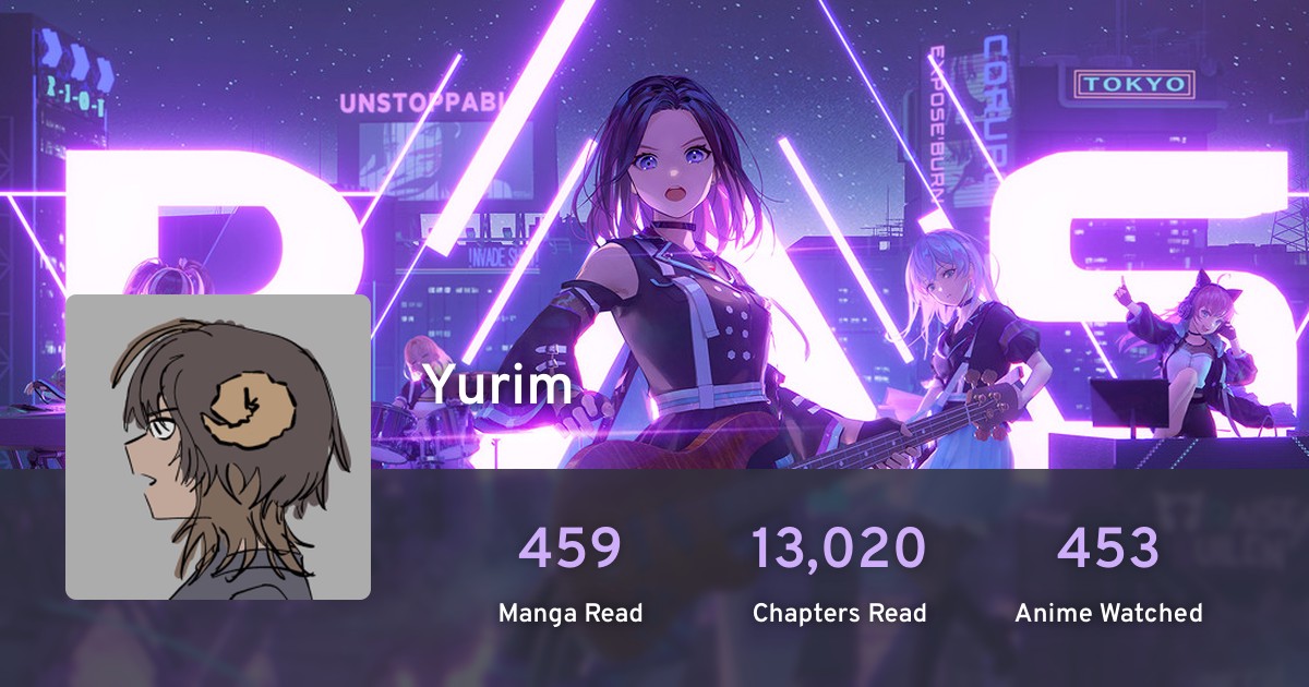 Yurim's profile · AniList