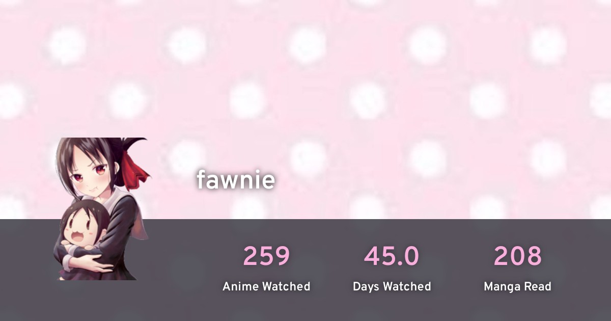 fawnie's anime list · AniList