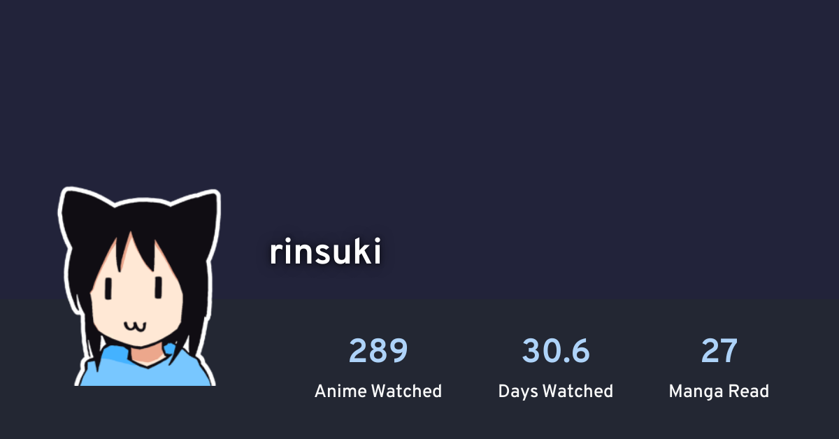rinsuki's profile · AniList
