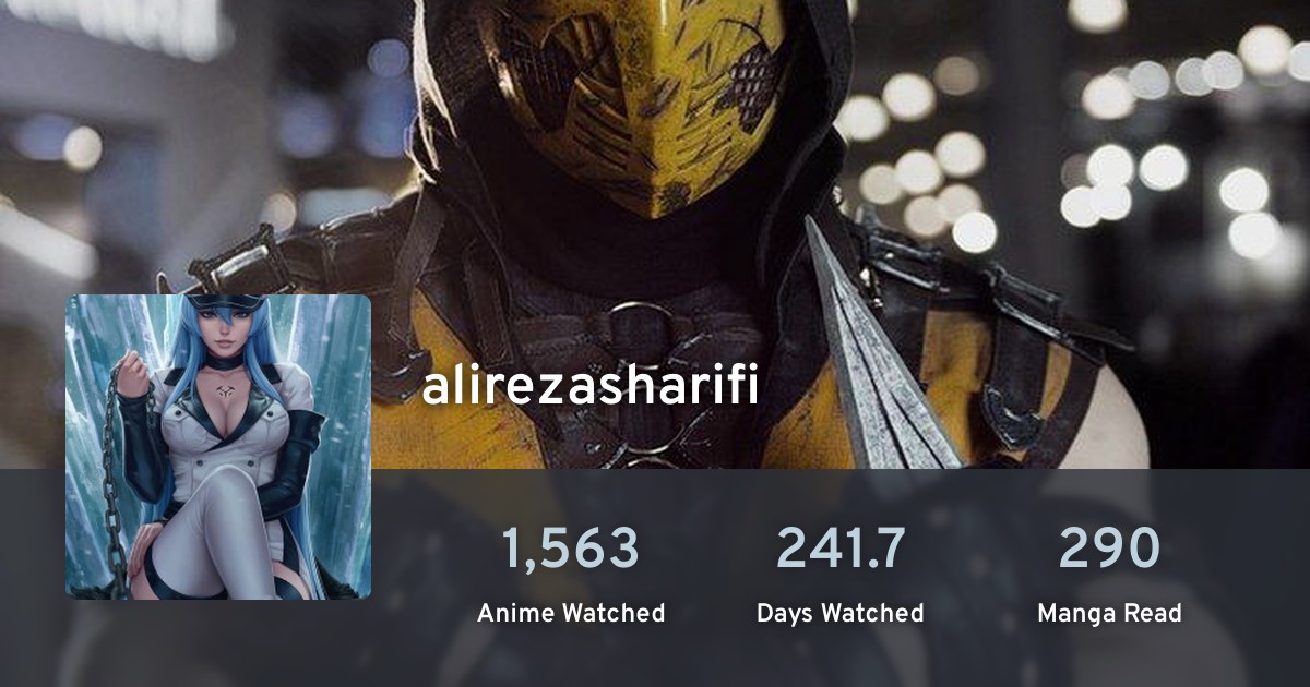 alirezasharifi's profile · AniList