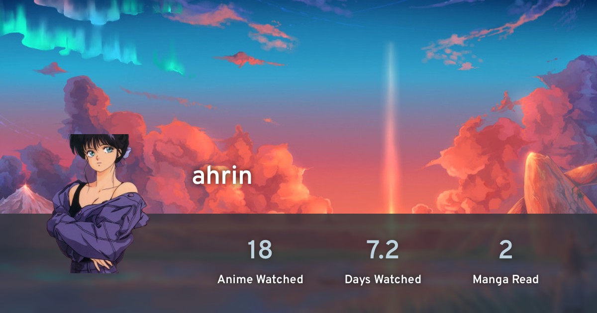 ahrin's profile · AniList
