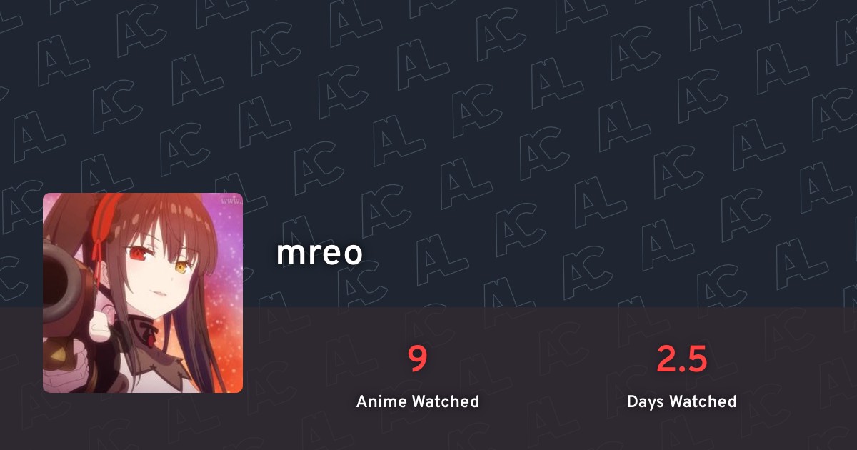 mreo's profile · AniList