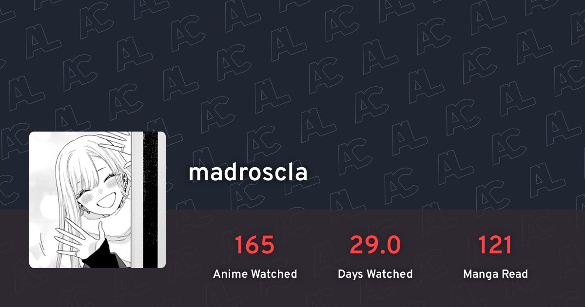 madroscla's profile · AniList