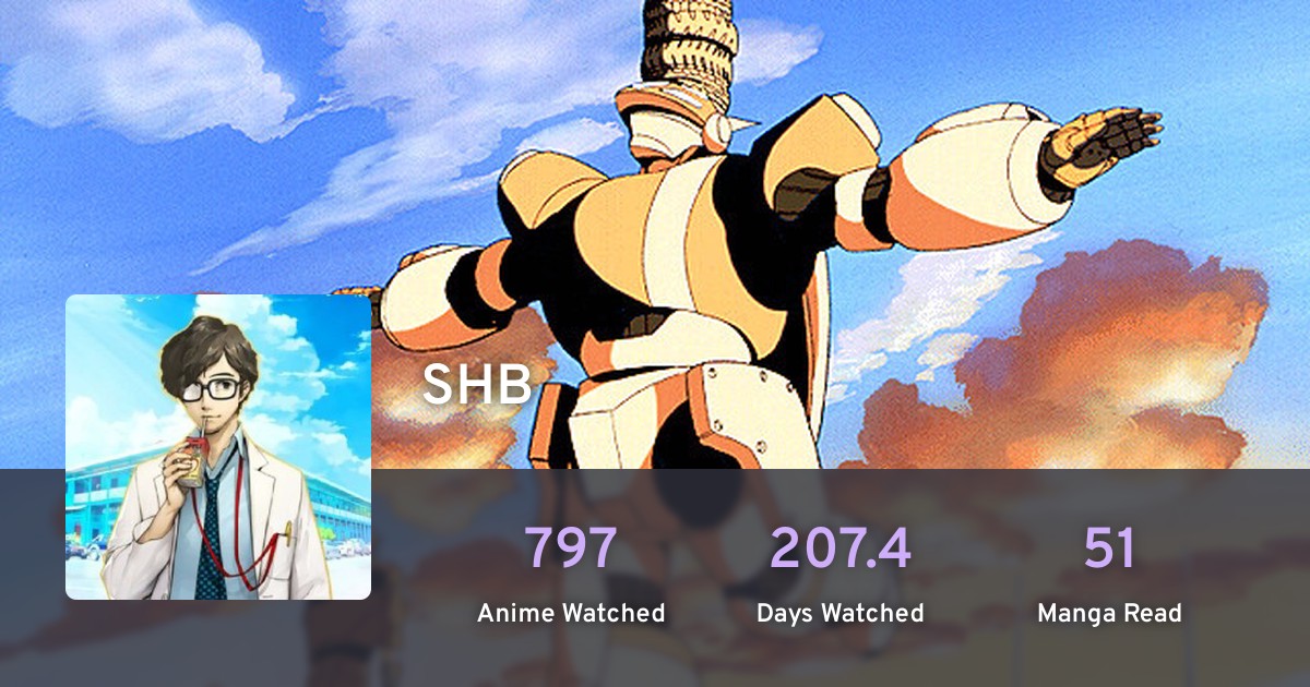 SHB's profile · AniList