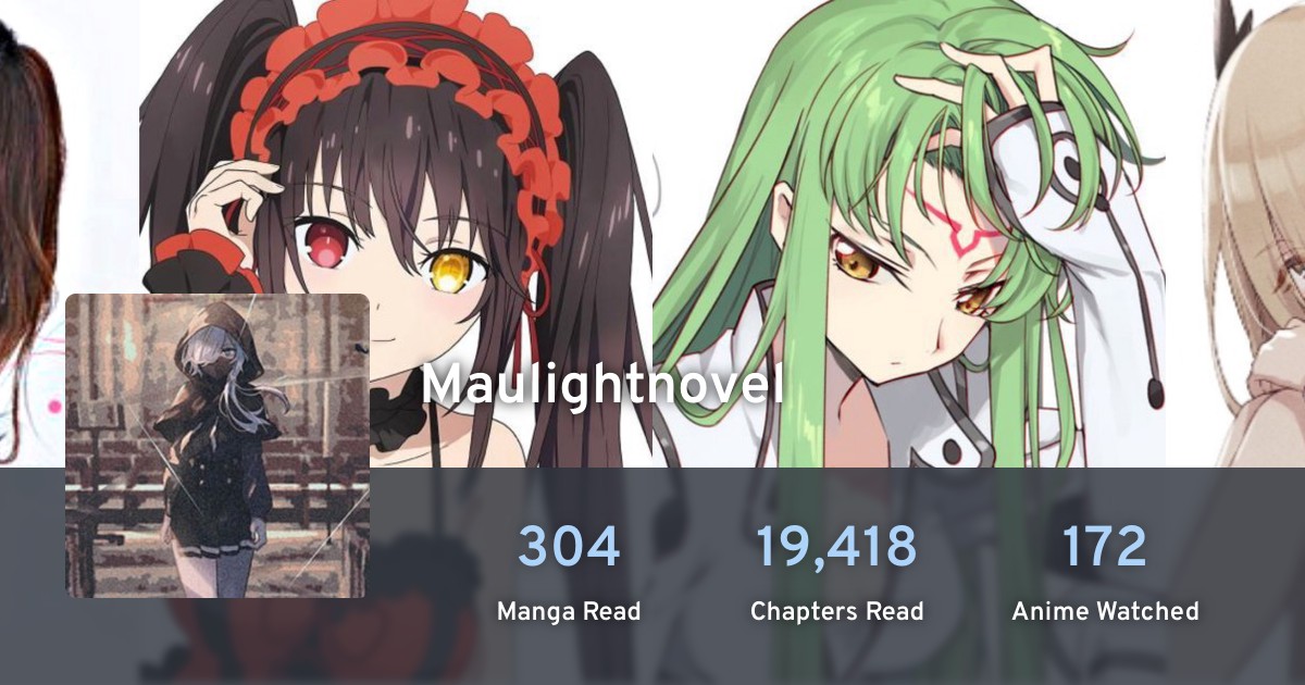 Maulightnovel's anime list · AniList