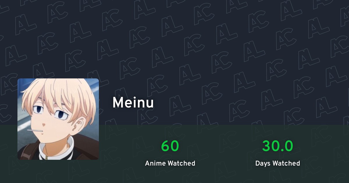 Meinu's anime list · AniList