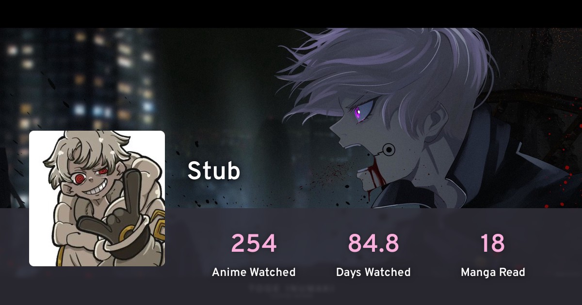 Stub's profile · AniList