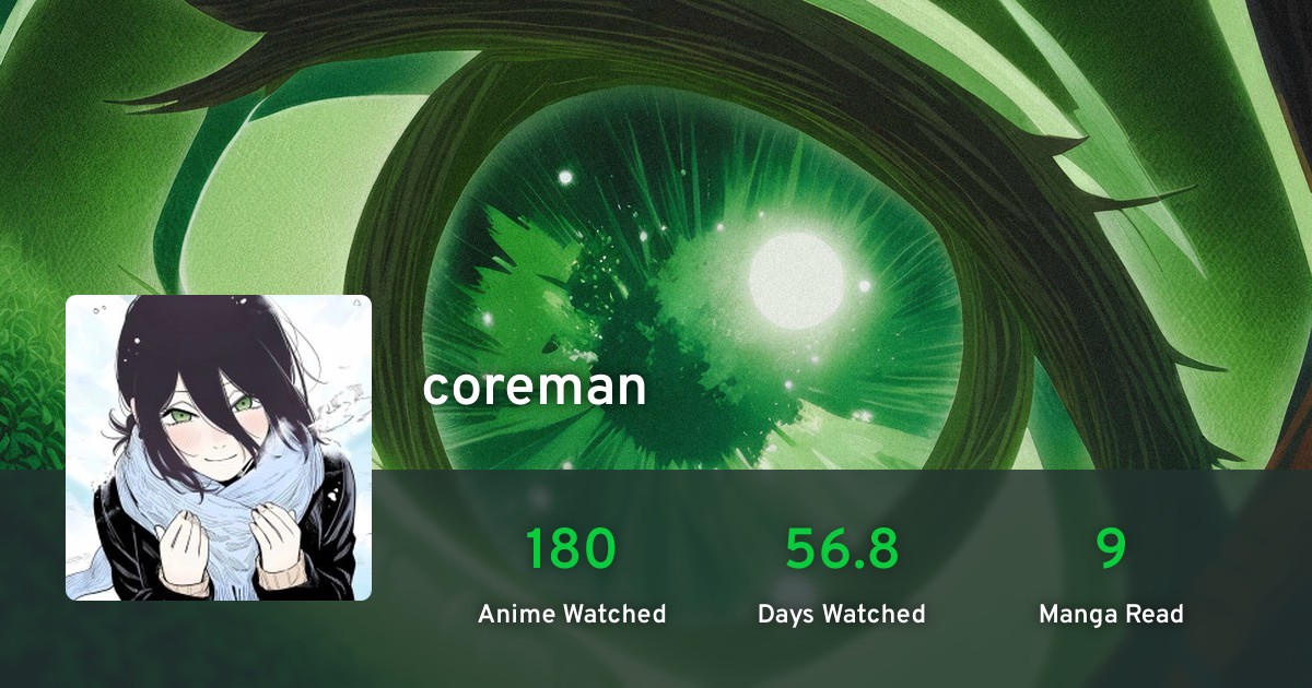 coreman's profile · AniList
