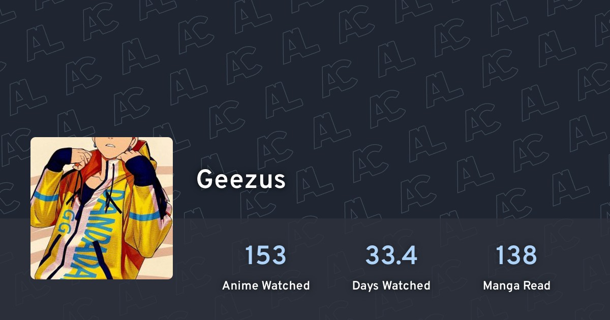 Geezus's profile · AniList