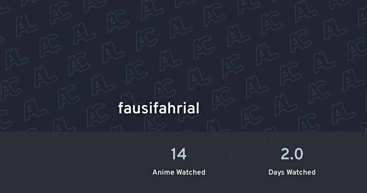 fausifahrial's profile · AniList