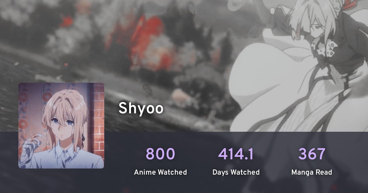Shyoo's profile · AniList