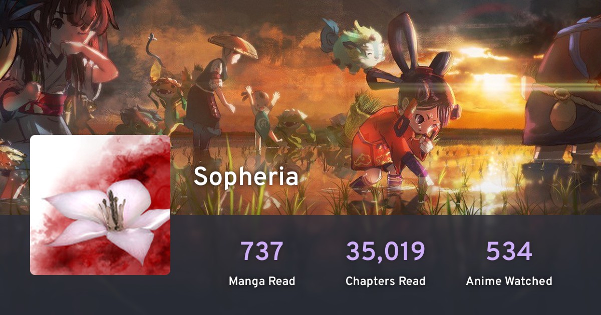 Sopheria's profile · AniList