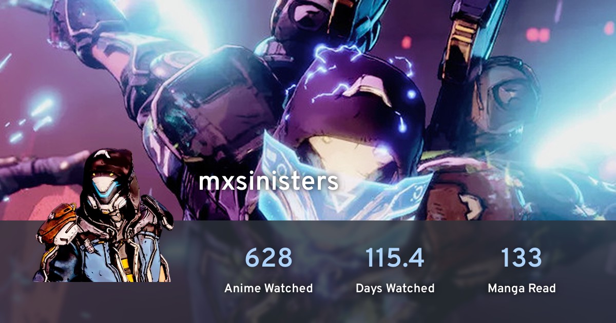 mxsinisters's profile · AniList
