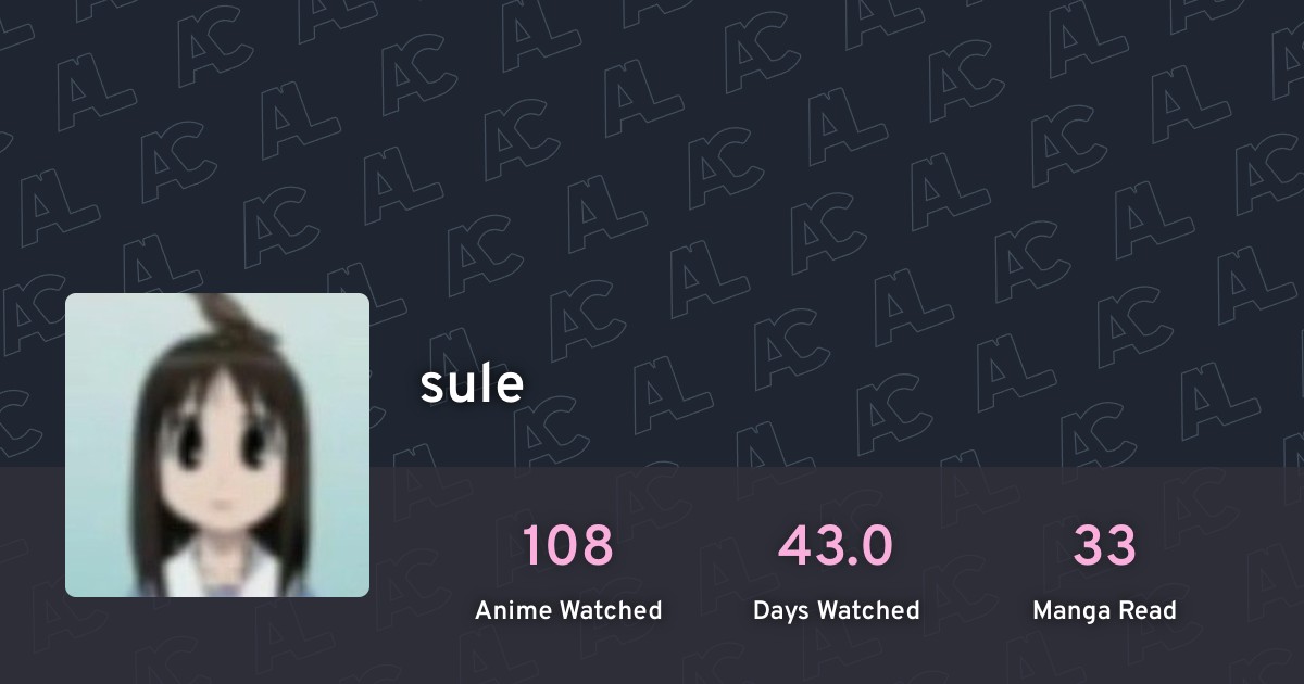 sule's anime list · AniList