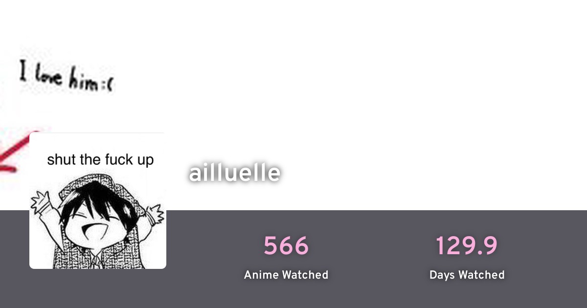 ailluelle's profile · AniList